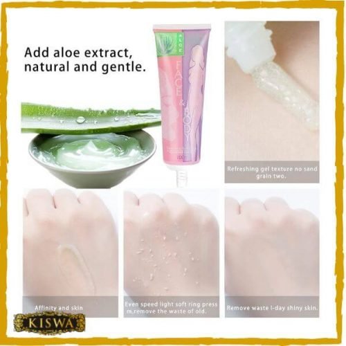 Face And Body Cleansing Scrub Gel Dead Skin Remover | Kiswa.pk